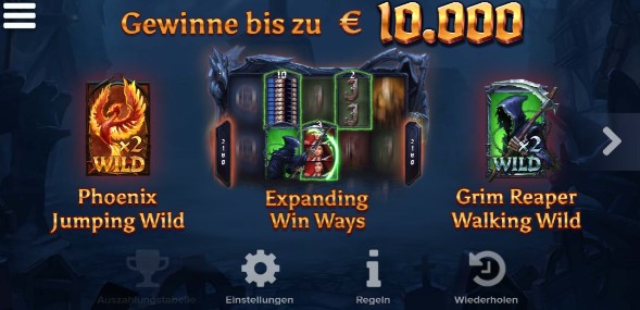 Spiele Phoenix Graveyard online bei Rizk Slots